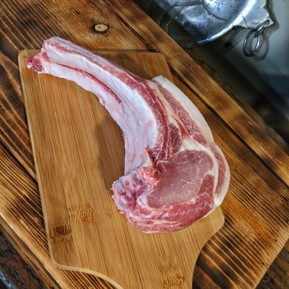 Berkshire Double Cut Tomahawk Chops | Territory Trading Co.